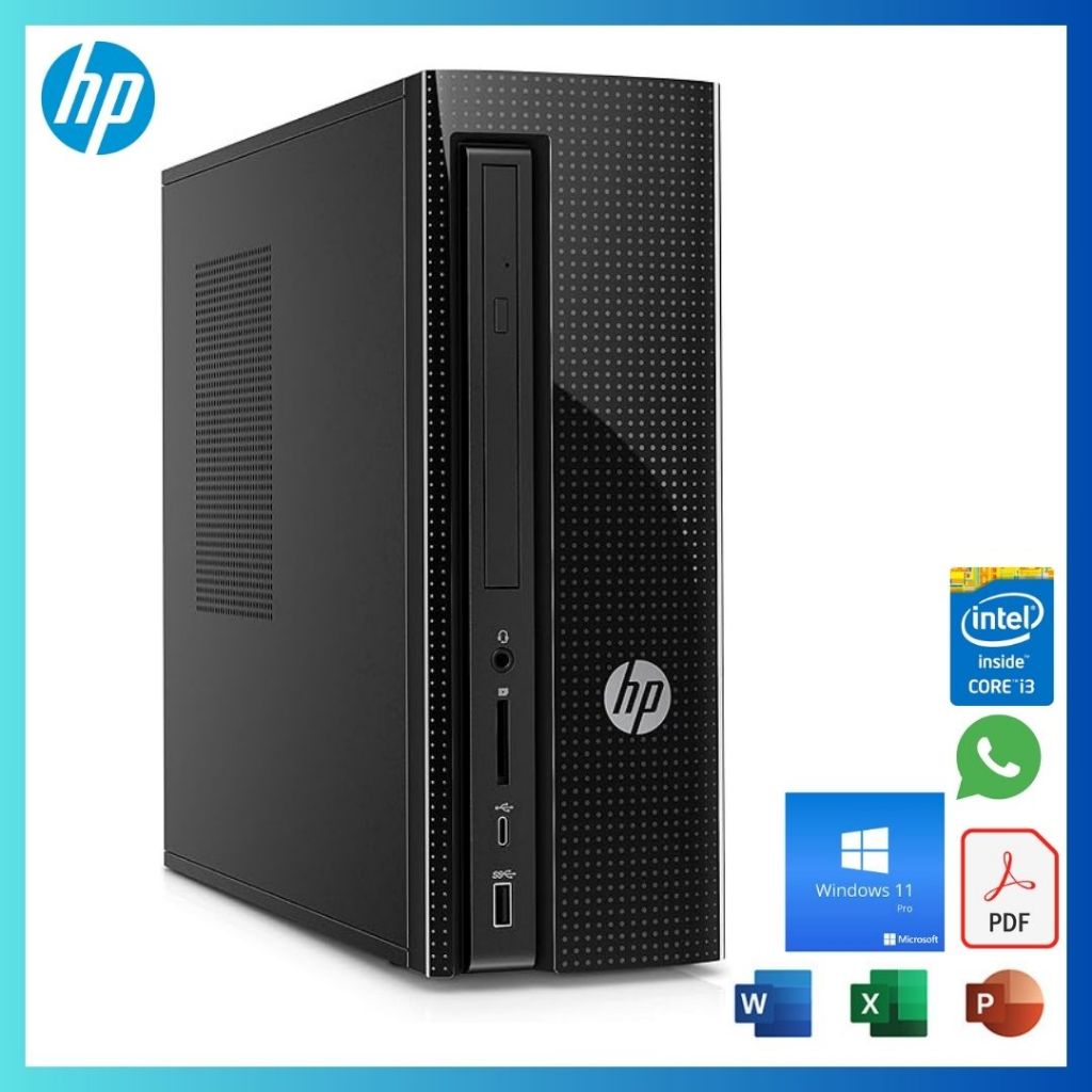 HP SLIMLINE DESKTOP intel core i3-4th Generation (RAM 8GB | SSD 256 ...