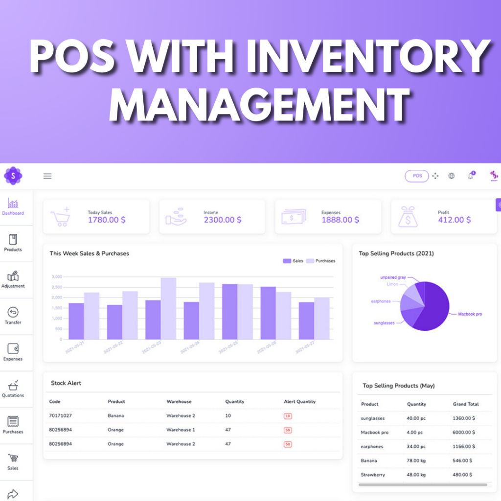 POS with Inventory Management & HRM | Make your own Inventory ...