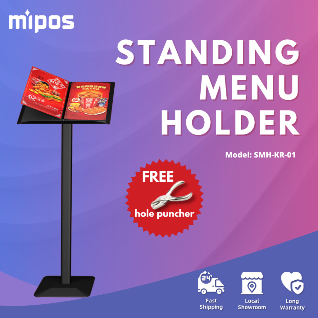 Standing Menu Holder | Menu Display Stand | Restaurant Cafe | 2 Type of ...