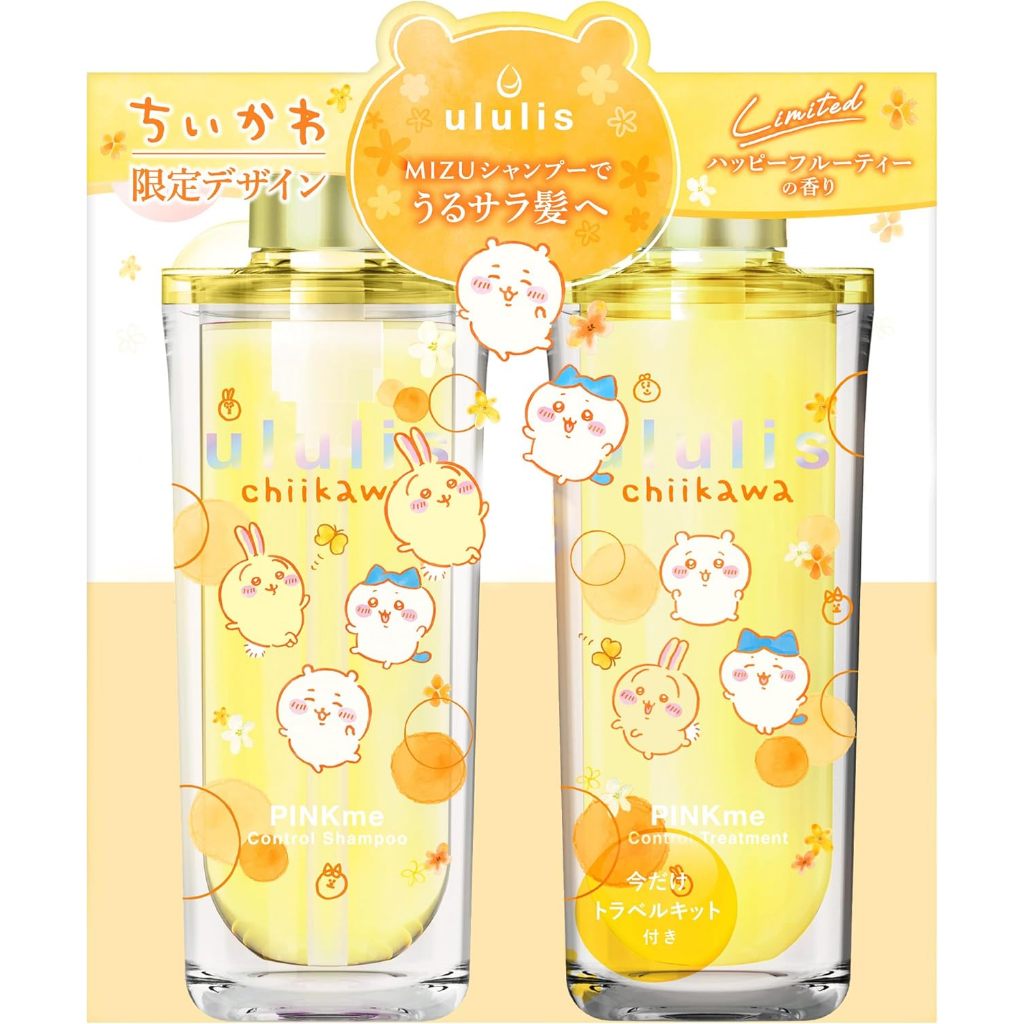 &honey Melty ululis Chiikawa Ululis Pink Me Control Shampoo&Treatment&4 ...