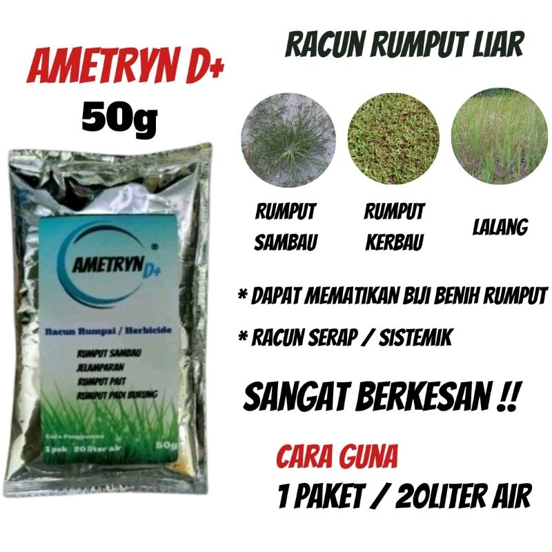 Ametryn D＋Racun Rumput Sambau Sama Dengan AMERON AMFINE KENSAPAX ...