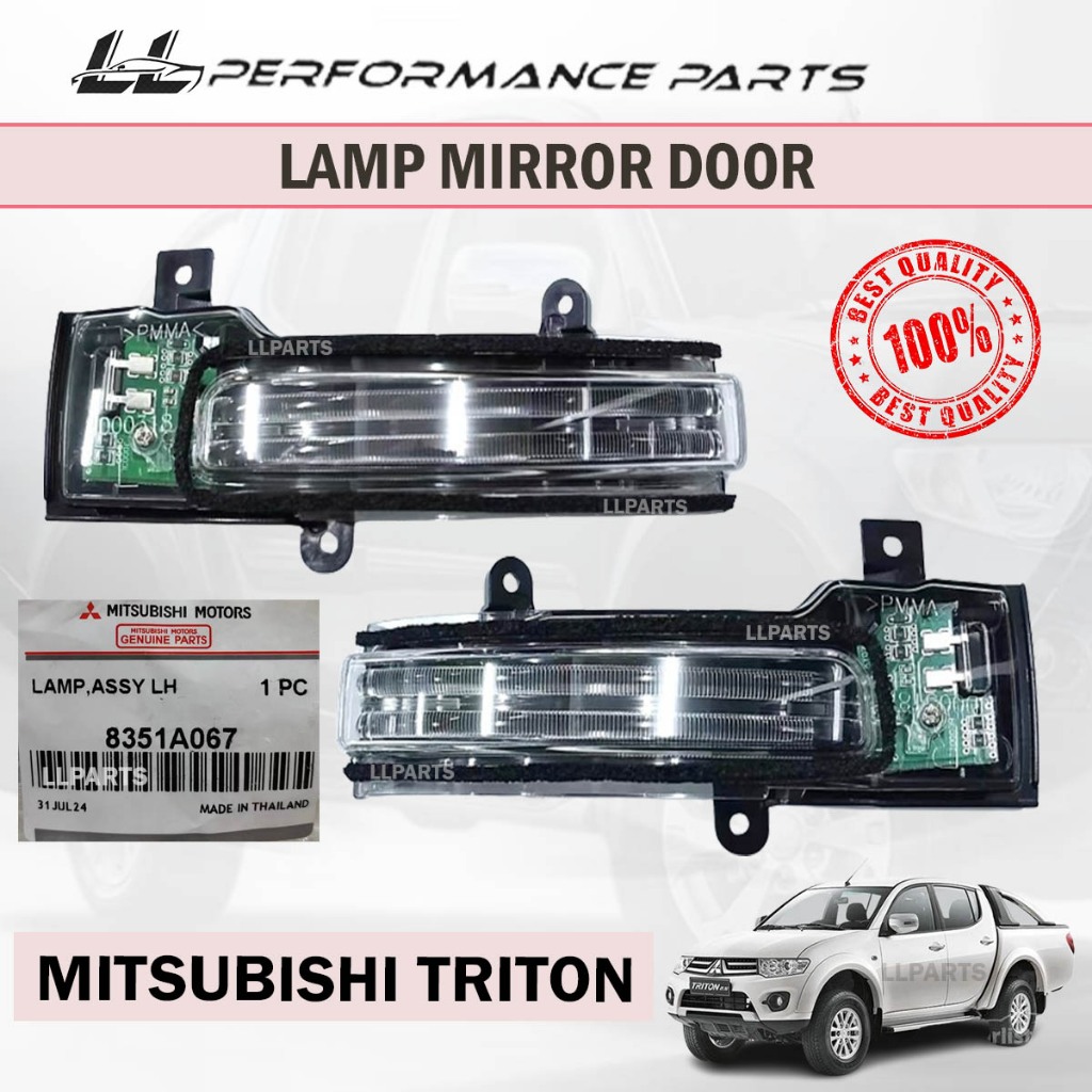 Original Mitsubishi Triton Side Mirror Lamp Door Mirror Lamp Signal ...