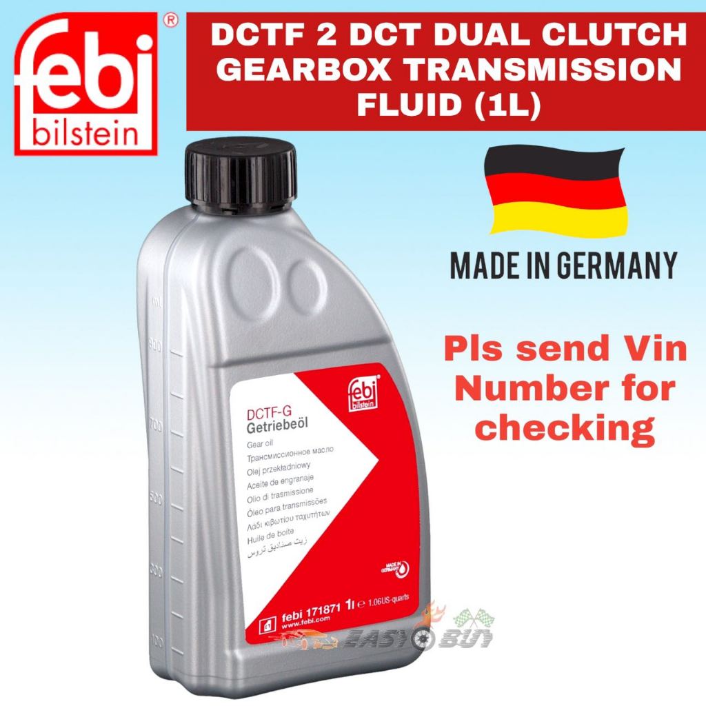 FEBI BILSTEIN DCTF 2 DCT DUAL CLUTCH GEARBOX TRANSMISSION FLUID OIL (1L ...