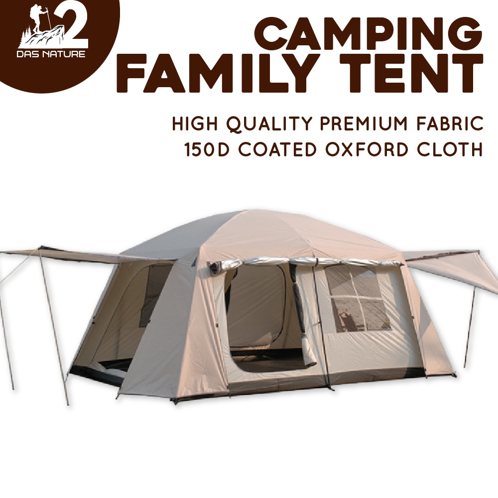 Khemah camping besar waterproof Kemah murah Outdoor family Camping tent ...