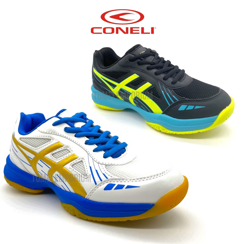 Coneli Original Junior Unisex Anti Slip Badminton Shoes / Kasut ...