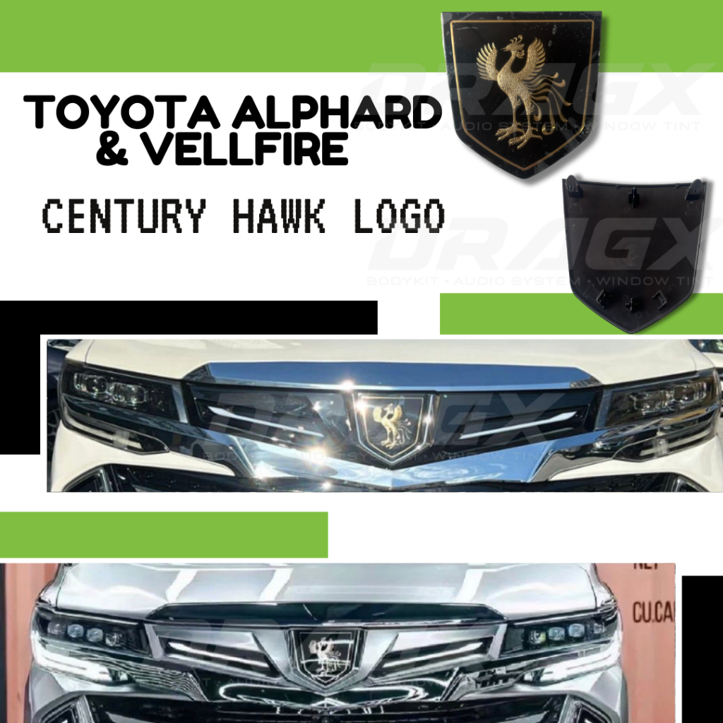 🔥READY STOCK 🔥TOYOTA ALPHARD/VELLFIRE CENTURY HAWK LOGO | Shopee Malaysia