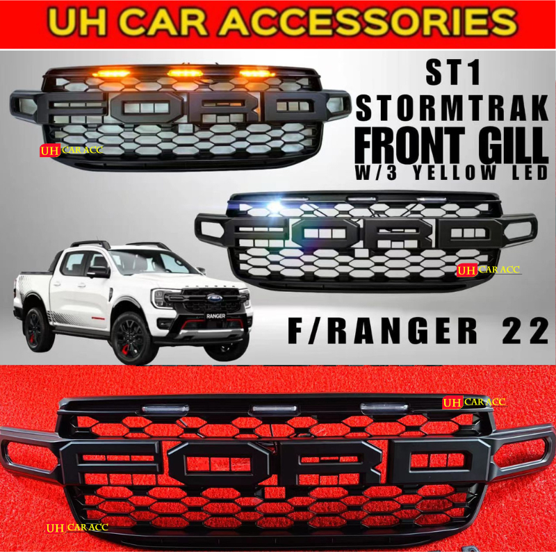 FORD RANGER T9 STROMTRAK ST1 LED FRONT GRILLE GRILL | Shopee Malaysia