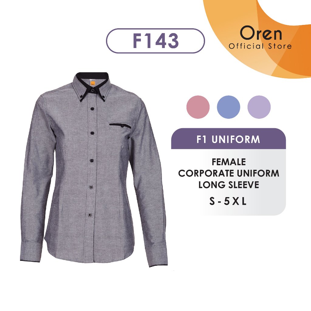 Oren Sport F1 Female Corporate Uniform F143 | Shopee Malaysia