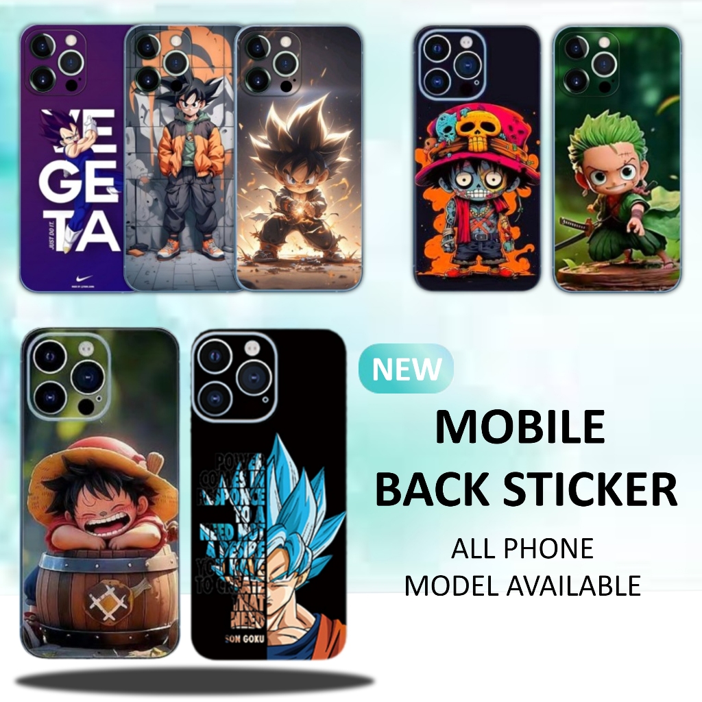 Pelekat Filem Belakang Telefon ONE PIECE / DRAGON BALL - PHONE BACK ...