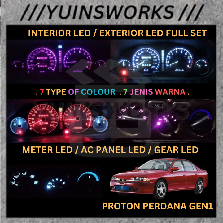 PERDANA LED 1 Set Meter / Aircond Panel / Socket / Ignition / Gear ...