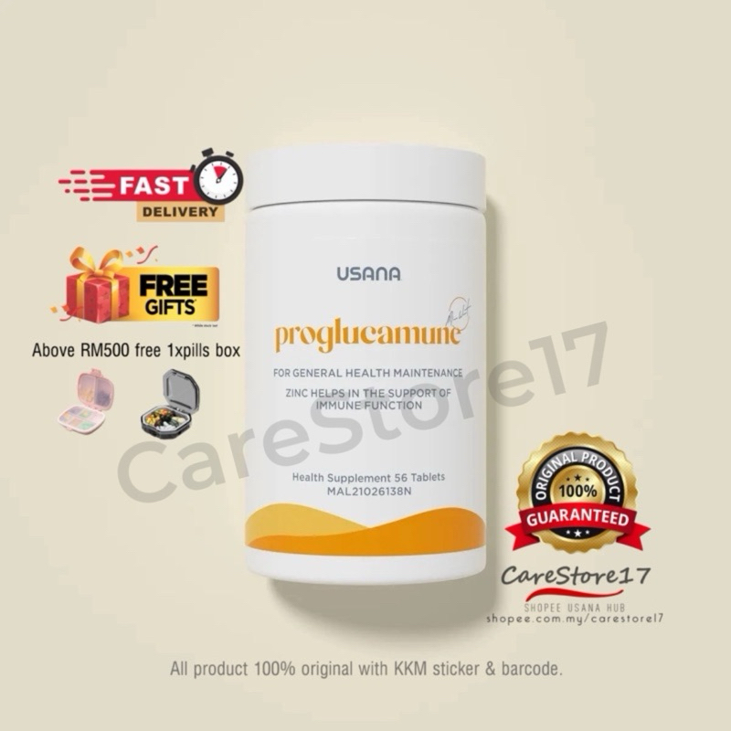USANA Proglucamune 靈芝菌絲體精（56 tablets）Exp 12/2025 | Shopee Malaysia