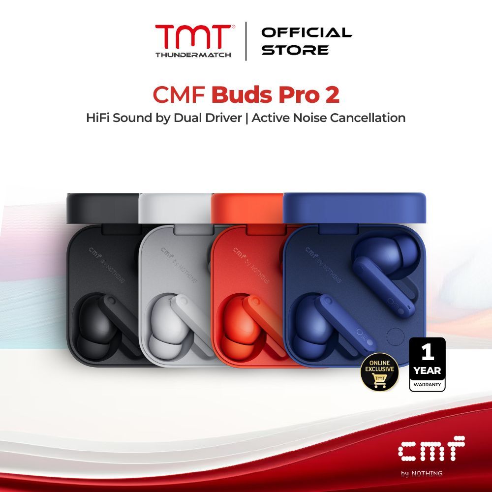 CMF Buds Pro 2 Wireless Earbuds | HiFi Sound powered by Dual Drivers ...