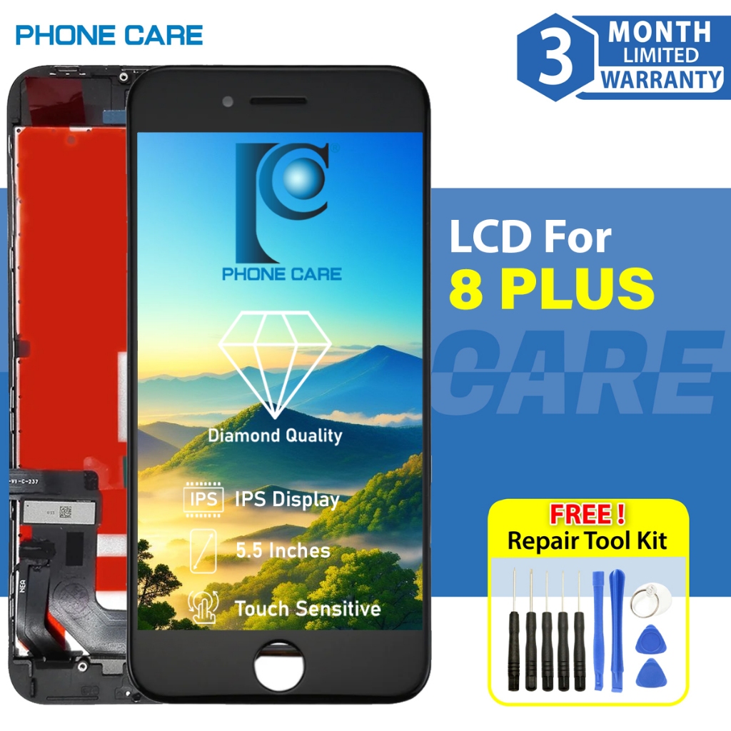 Lcd Compatible For IP 8 Plus (With Touch Screen Display) | Shopee Malaysia