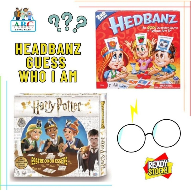 ( READY STOCK ) GUESS WHO AM I HEDBANZ EDUCATIONAL FUN BOARD GAME FOR ...