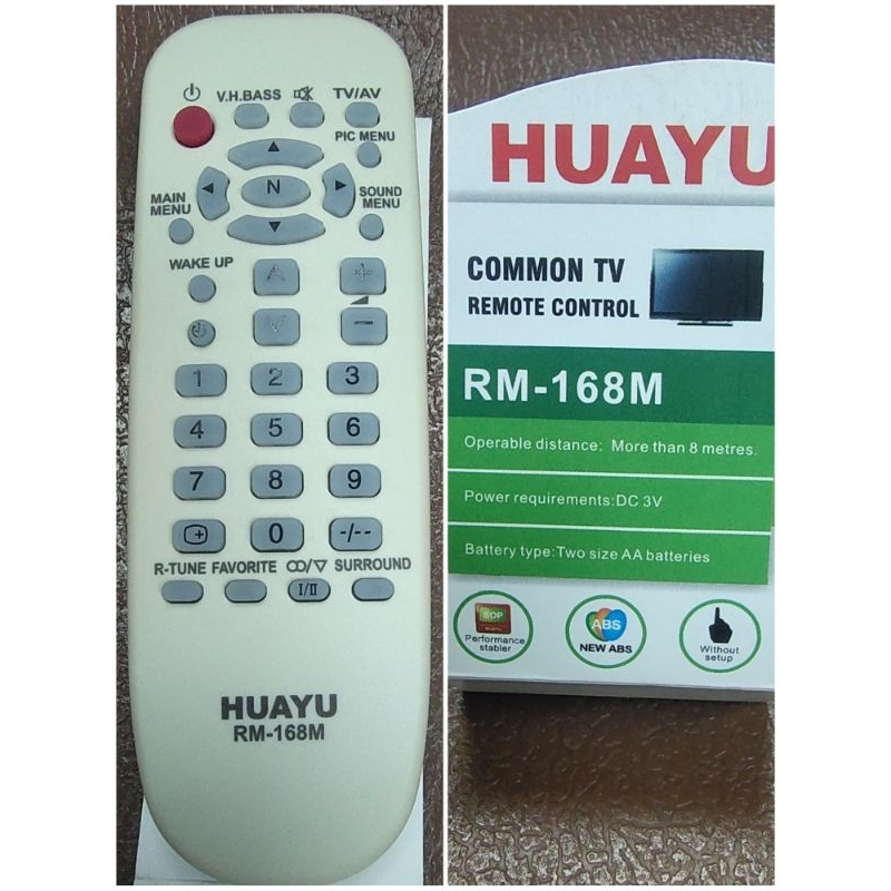 PANASONIC Common TV Remote HUAYU RM-168M | Shopee Malaysia