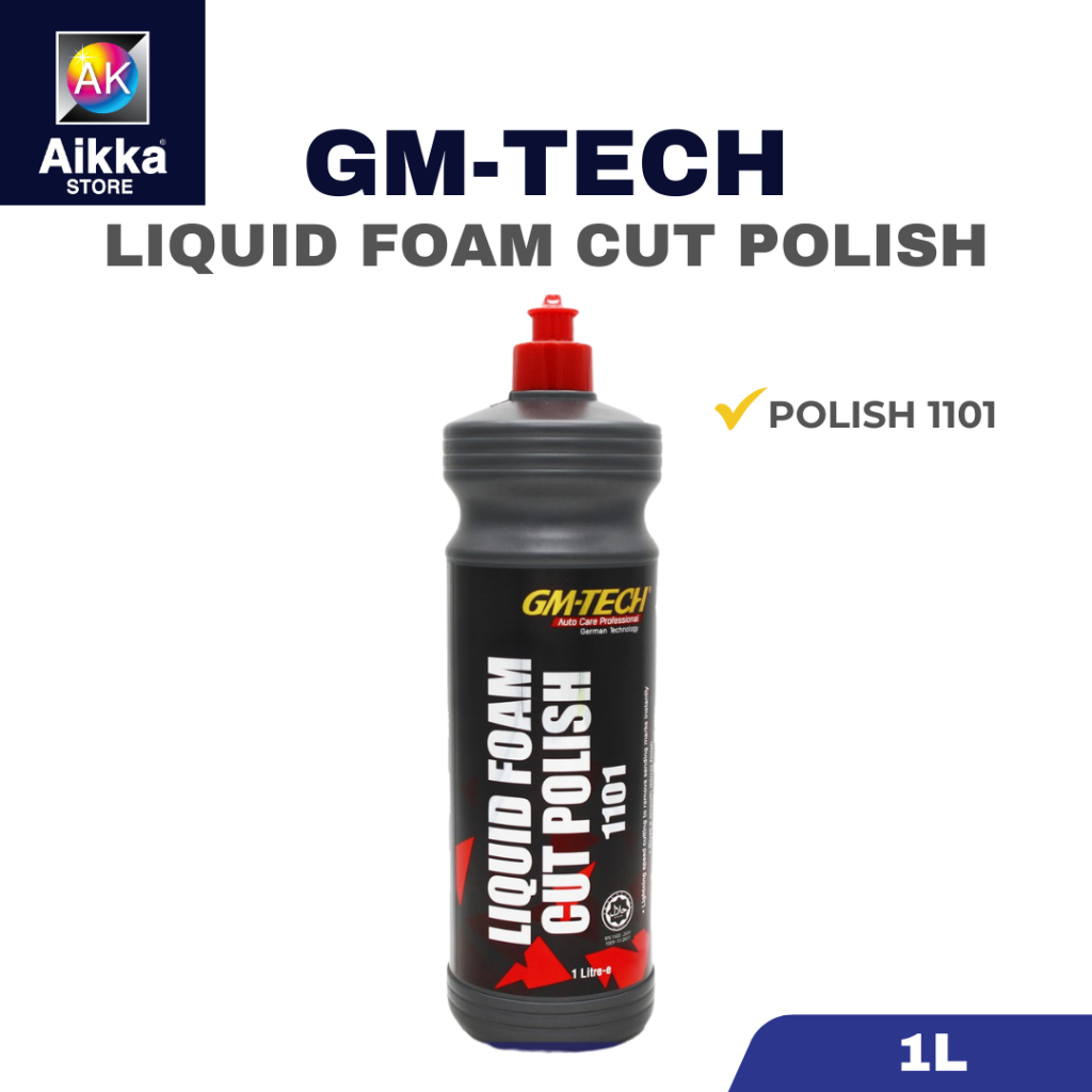 GM-TECH Liquid Foam Cut Polish Compound 1101 1L | Shopee Malaysia