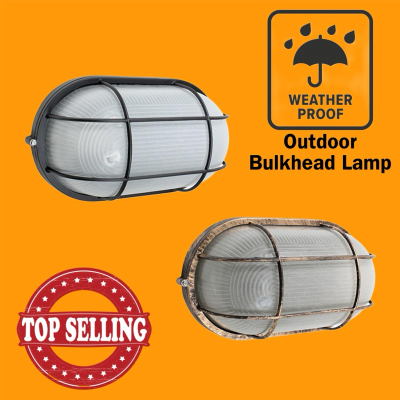 Nordic Style Outdoor Bulkhead Waterproof IP65 Wall Light E27 Holder ...