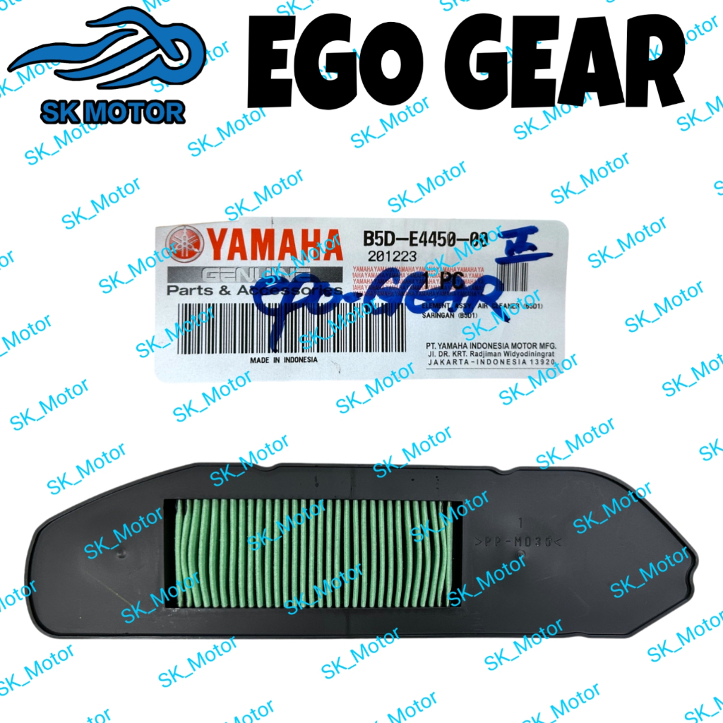 Yamaha EGO GEAR Original Element Assy Air Cleaner Air Filter Saringan ...
