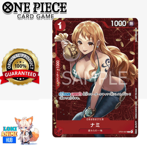 ORIGINAL Nami Character ST01-007 waifu parallel AA C optcg one piece card | Shopee Malaysia