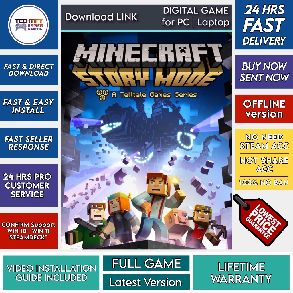 [PC Game] Minecraft Story Mode Complete Season 1 - Offline [Fast ...
