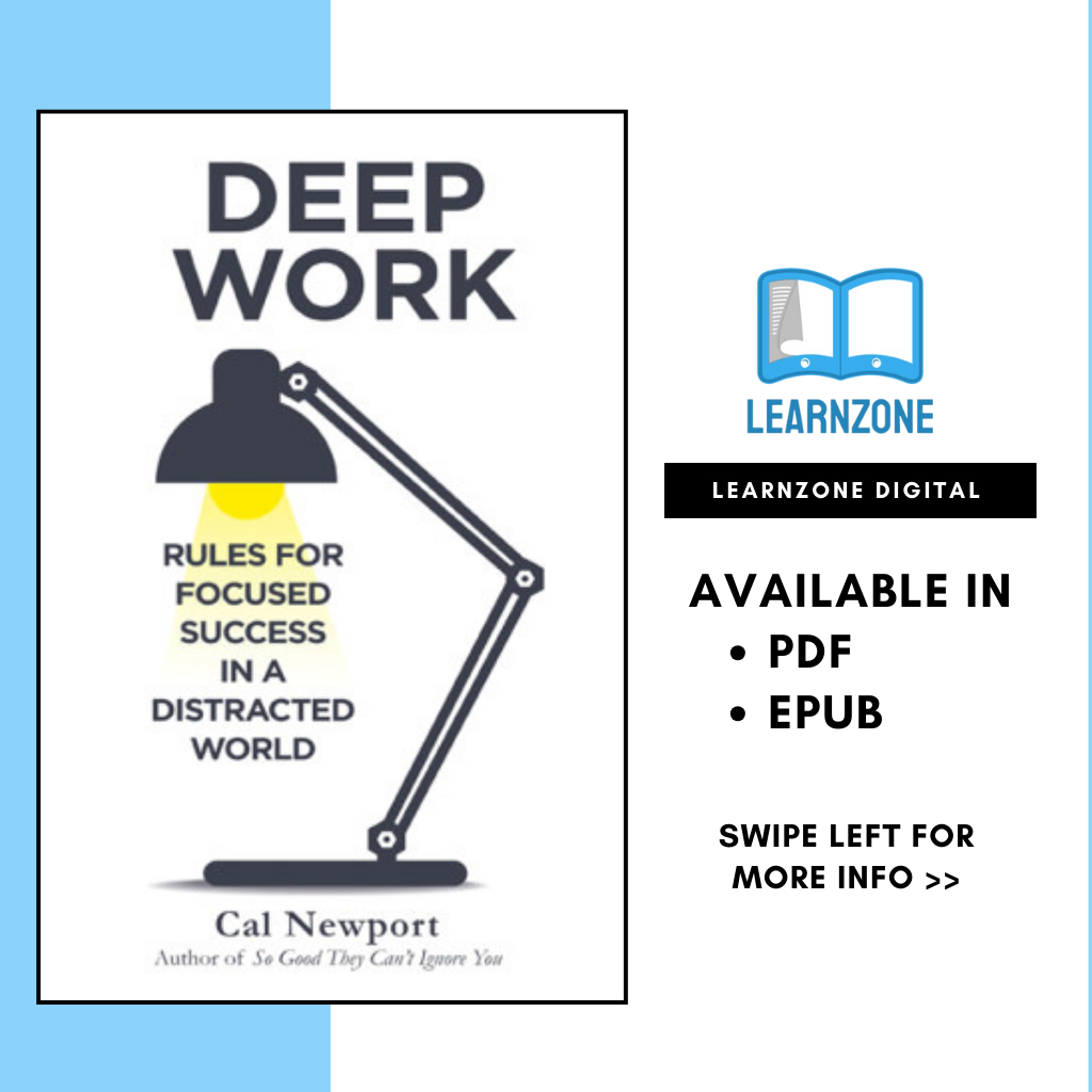 Deep Work: Rules for Focused Success in a Distracted World | Shopee ...