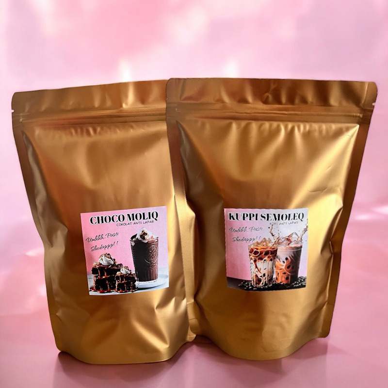 SEMOLEQ KUPI & MOLIQ COKOLAT ANTI LAPAR ORIGINAL | Shopee Malaysia