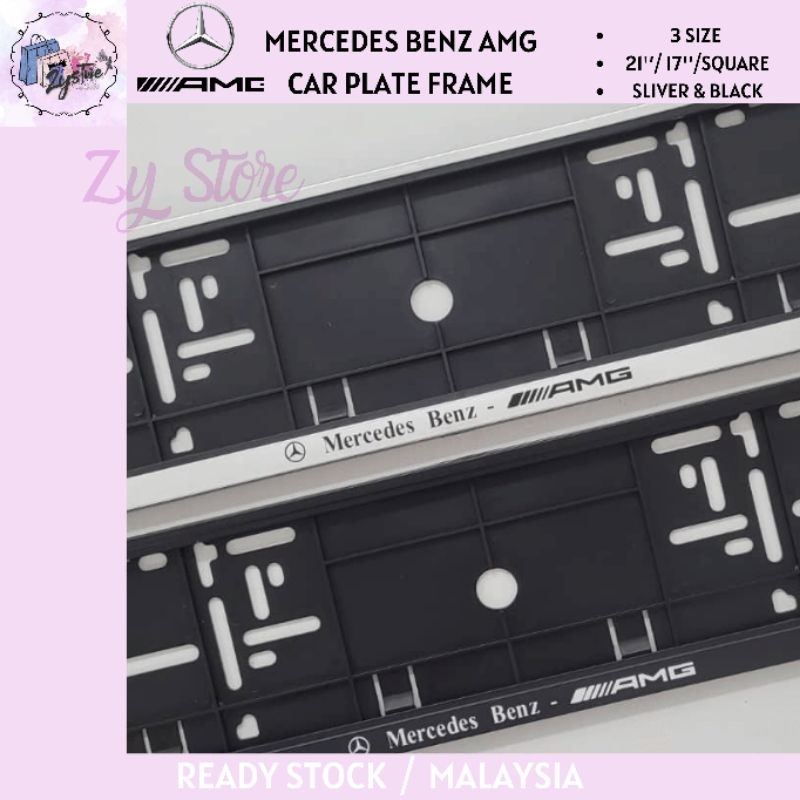 [READYSTOCK] 1pcs Mercedes Benz AMG Car Number Plate Frame/ Mercedes ...