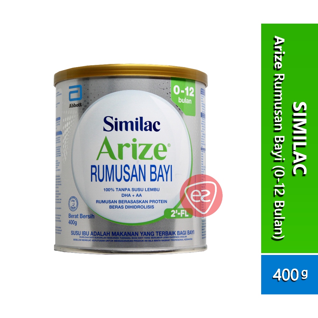 Similac Arize Rumusan Bayi 400g (Tanpa Susu Lembu Rumusan Berasaskan ...