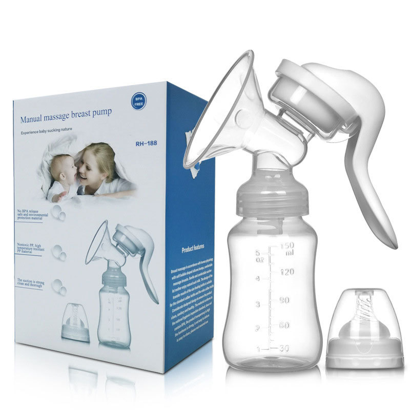 Manual Breast Pump Breast Milk Pump Susu Hand Breastfeeding Pump with ...