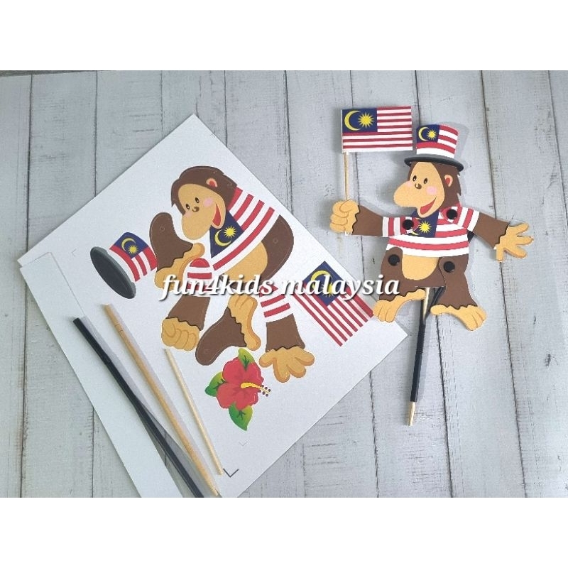 DIY Malaysia Iconic Craft | Orang Utan Puppet | Shopee Malaysia