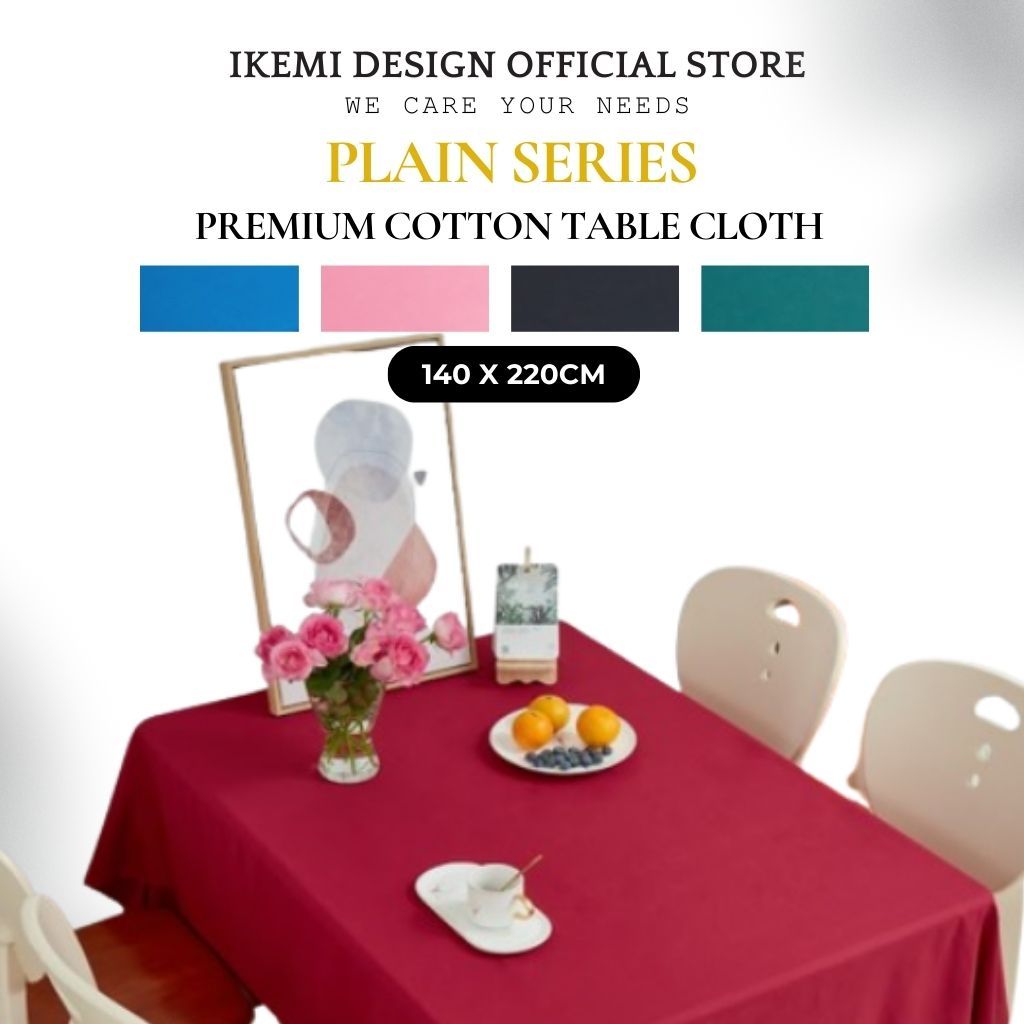 #TBLC Table cloth L ( 220*140cm ) / simple modern Restaurant table ...