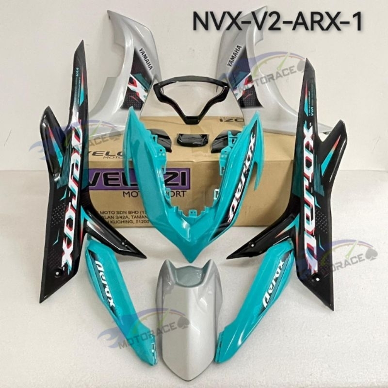 VELOZI RACING BODY COVER SET NVX155 V2 NVX YAMAHA AEROX THAI | Shopee ...