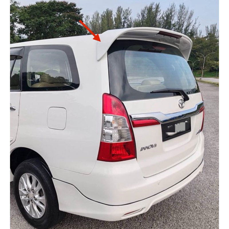 Toyota INNOVA 2014 SPOILER LED FIBER NO PAINT | Shopee Malaysia