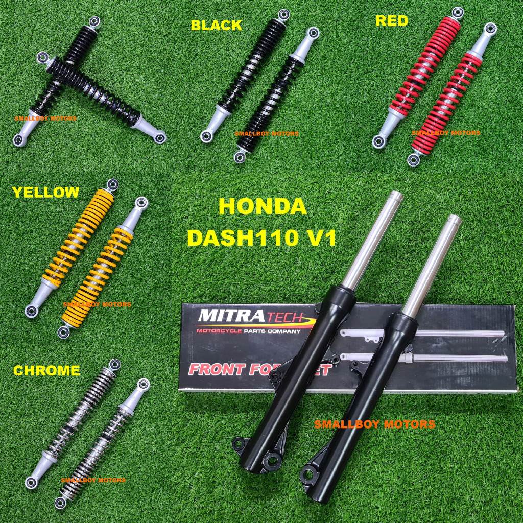 HONDA DASH110 V1 FRONT REAR MONOSHOCK ABSORBER MONO SHOCK FORK DEPAN ...