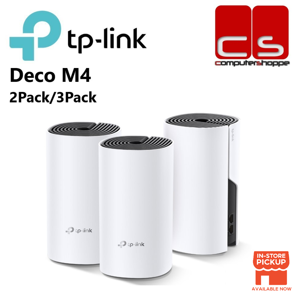 TP-Link Deco M4 AC1200 Whole Home Mesh Wi-Fi System - 2Pack/3Pack ...