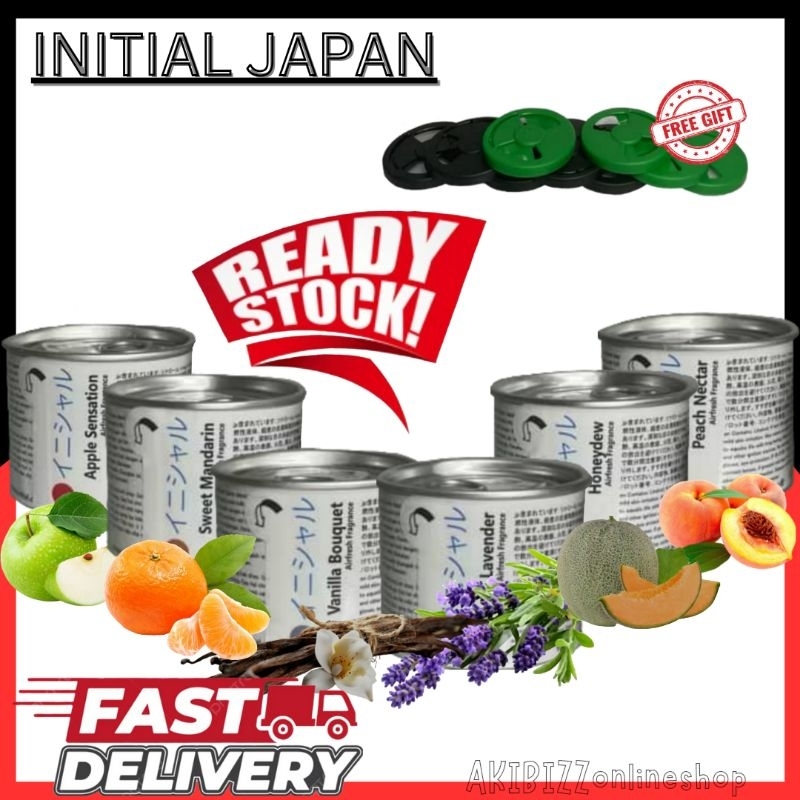 initial car perfume original japan🔥 pewangi kereta tahan lama ready ...
