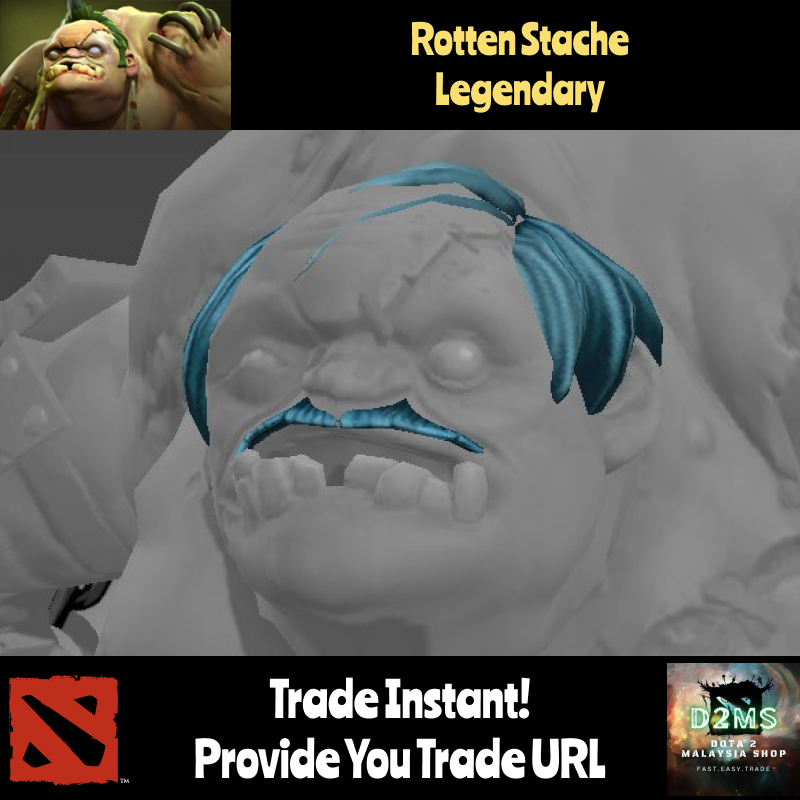 Dota2 Pudge Rotten Stache Legendary | Shopee Malaysia