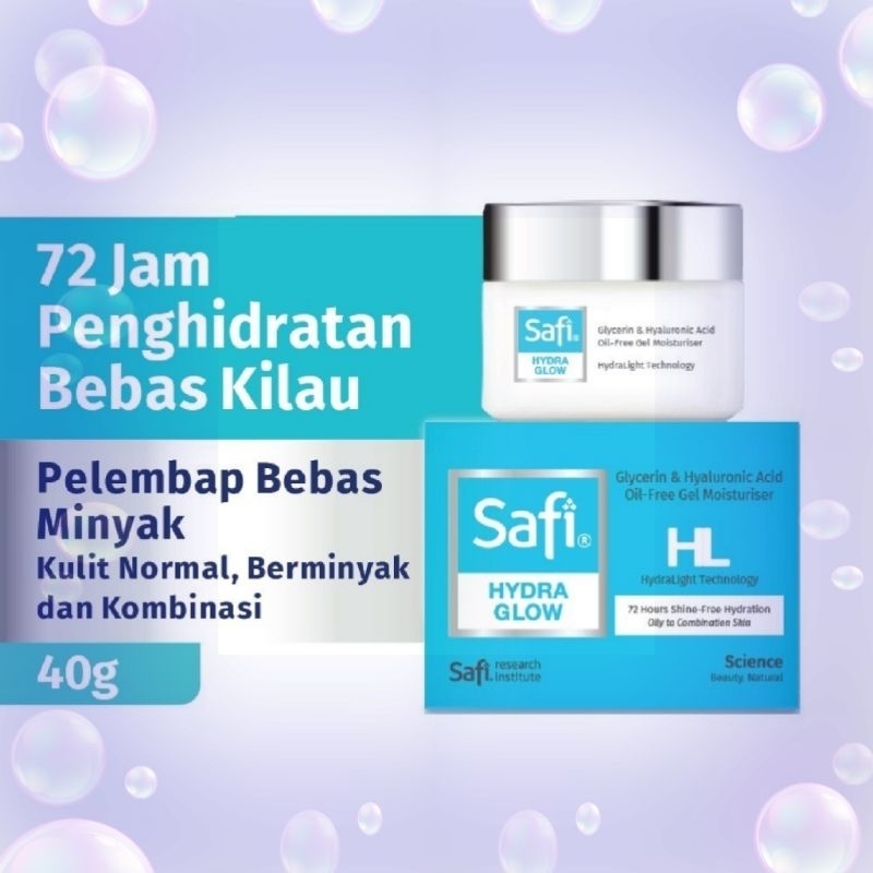 SAFI Hydra Glow Hydralight Glycerin & Hyaluronic Acid Oil-Free Gel ...