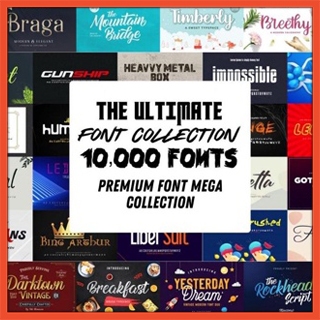 Windows & MacOS Fonts - The Best Font Collection | Shopee Malaysia