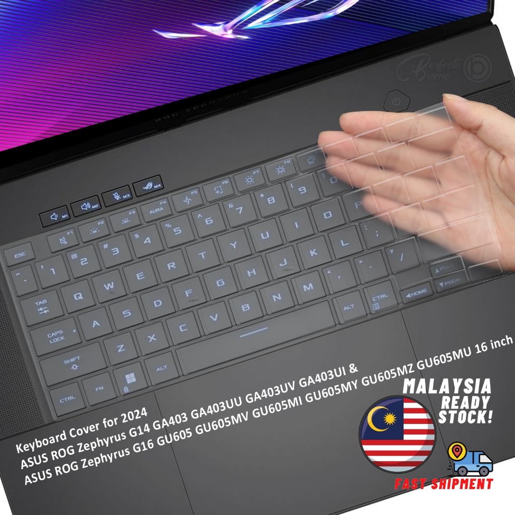 Keyboard Protector for ASUS ROG Zephyrus G14 GA403 GA403UU GA403UV ...