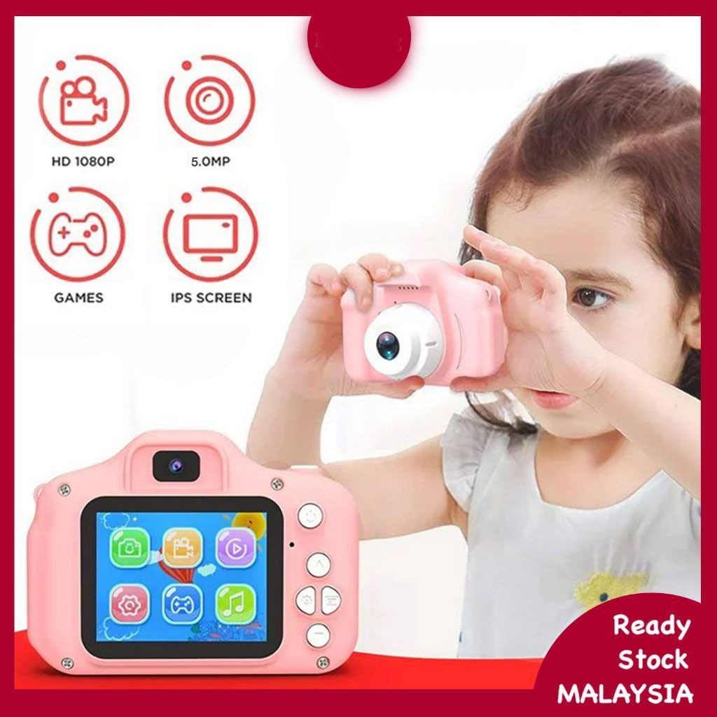 Children's Camera 2-inch display, portable camera, 4x focus Children's ...