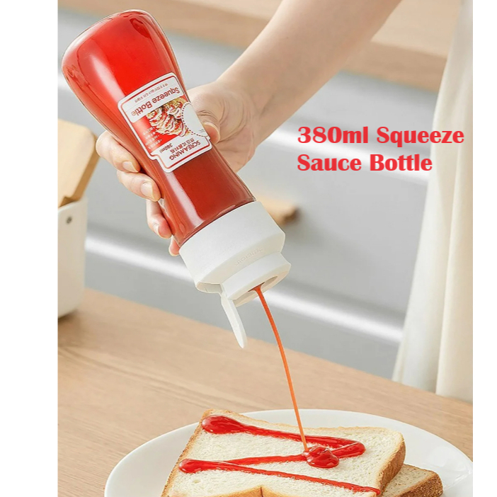 380ml Sauce Bottle Screaming Squeezer Condiment Dispenser Refill Tube ...