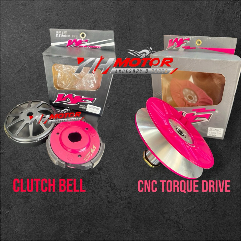 WF RACING CLUTCH HOUSING BELL + AUTO CLUTCH TORQUE DRIVE FOR NVX & NMAX ...