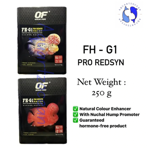 Ocean Free FH-G1 Pro Redsyn Natural Pellet 250g | Shopee Malaysia