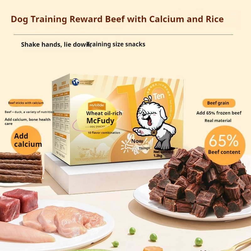 Kejin Moor Teddy Food Training Dog Reward 1200g McFoody Dog Snacks and ...