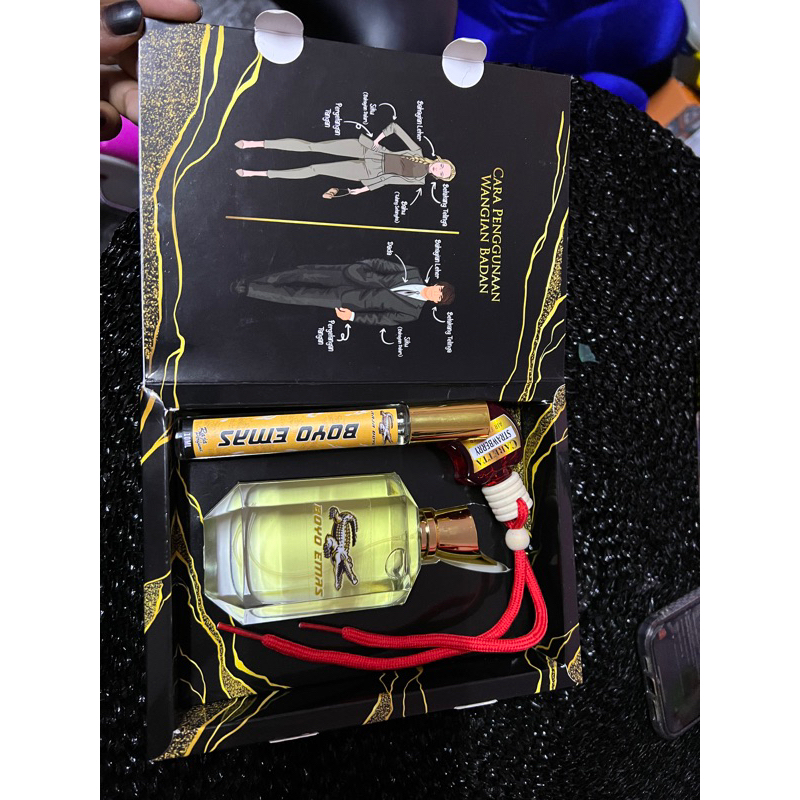 R AJA PERFUME COMBO GRED PREMIUM BOYO EMAS 10ML + 100ML ( KETAHANAN BAU ...