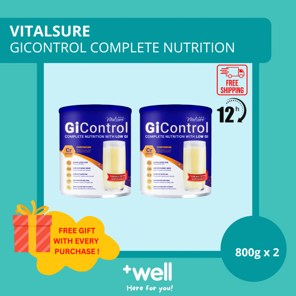EXP 9/2026 Vitalsure Gi Control Complete Nutrition 800gX2 | Shopee Malaysia