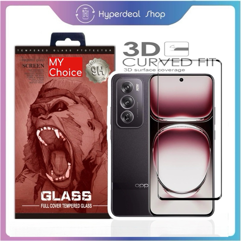 3D Full Cover Glass For OPPO Reno 12 Pro Screen Glass Reno 12 Screen ...