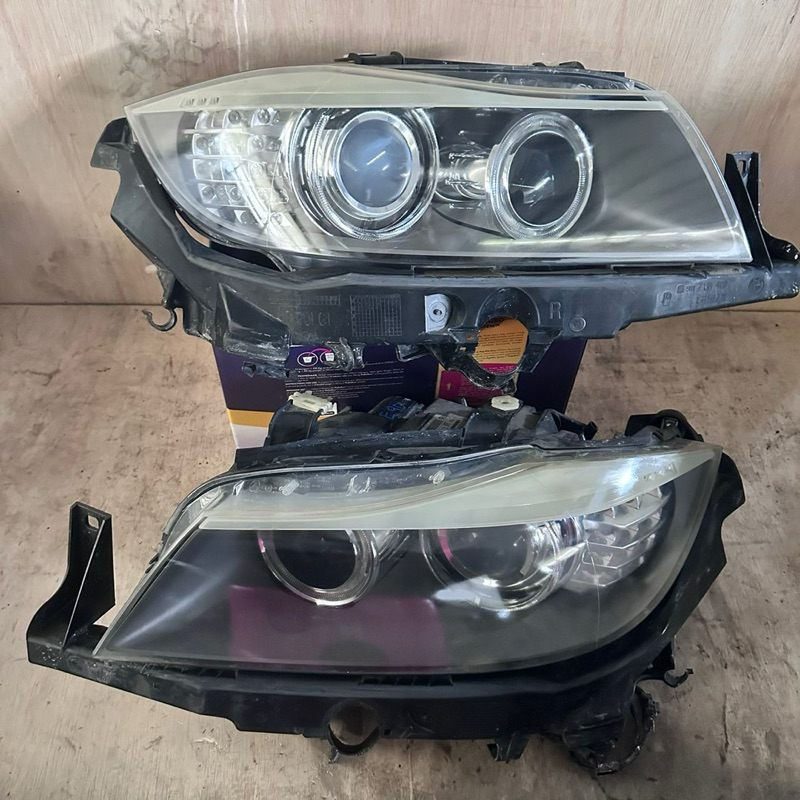 🇯🇵BMW 3 Series E90 Head Light Head Lamp HID Pre Facelift PFL IMPORTED FROM JAPAN USED | Shopee ...