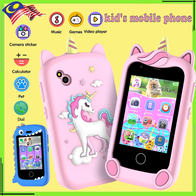 Children Phone Educational Musical Toy Unicorn Baby Call Mobile Phone ...